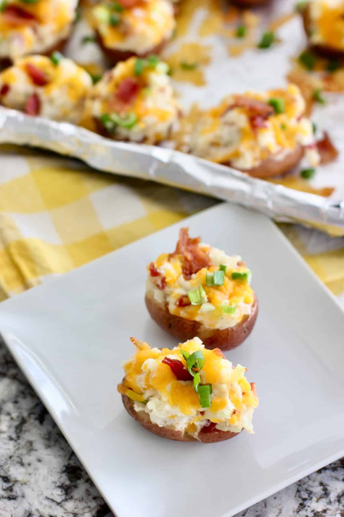 Twice Baked Potato Bites - Laughing Spatula