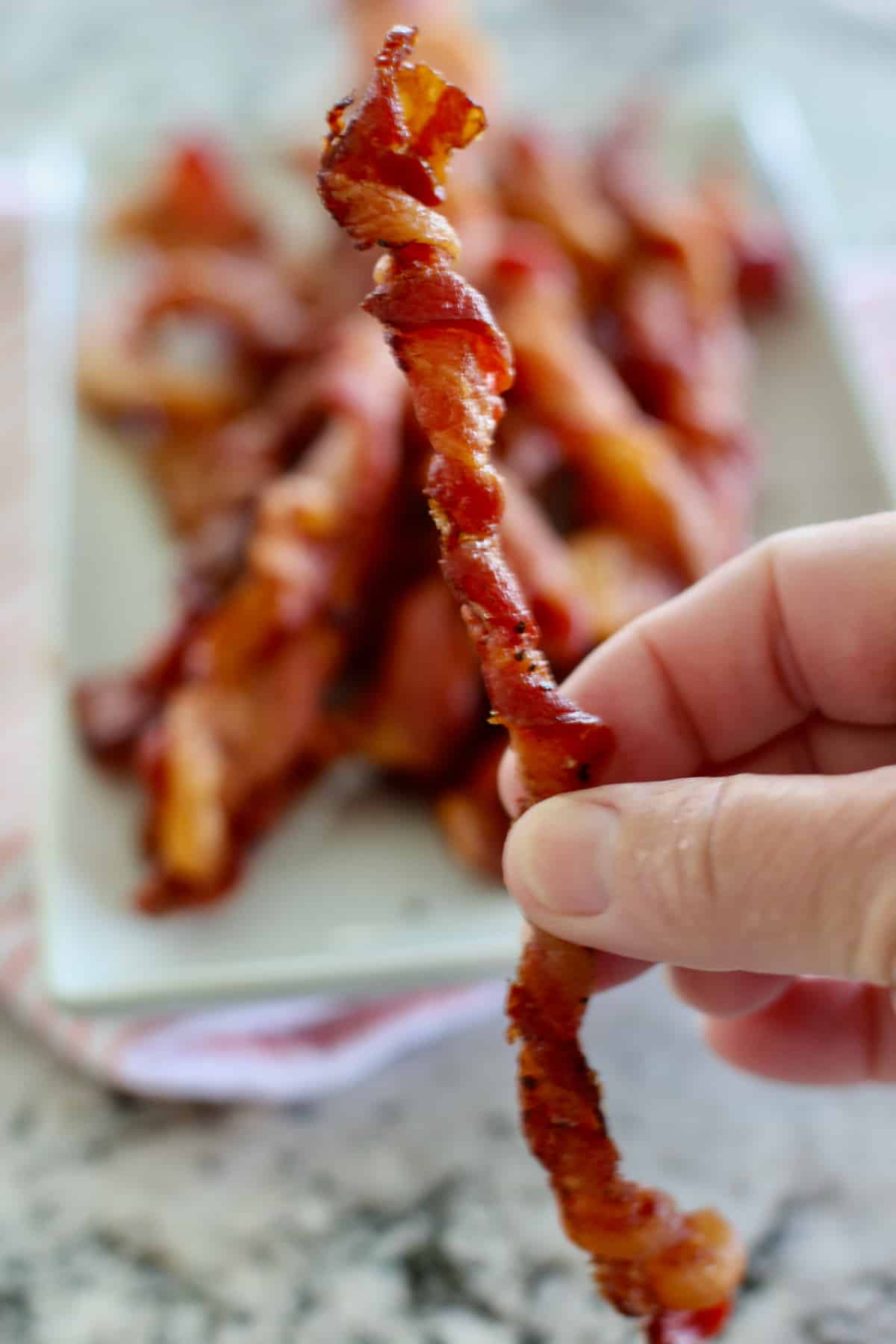 Twisted Bacon - Oven Baked - Laughing Spatula