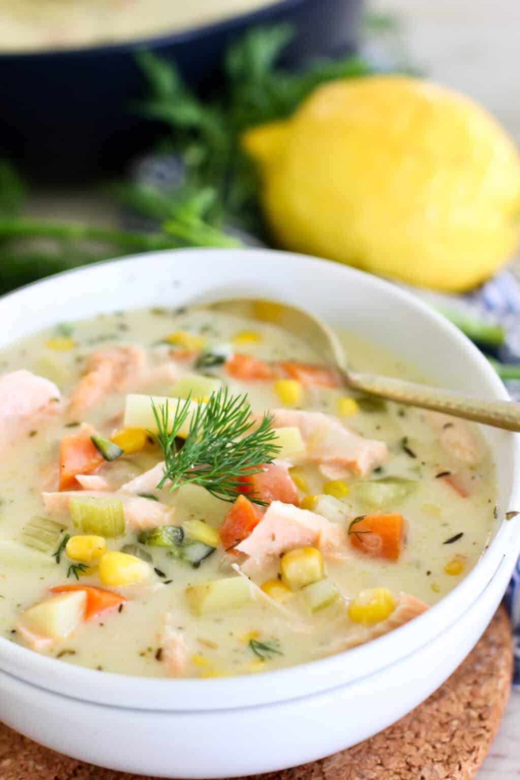 Salmon Chowder - Laughing Spatula