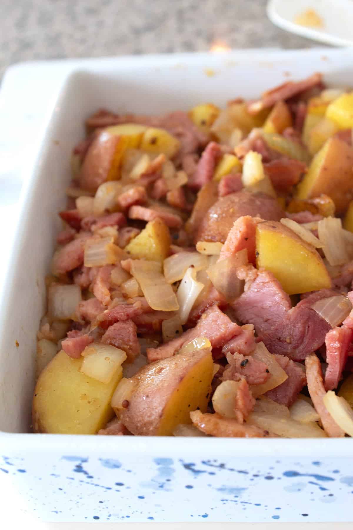 Ham and Potato Casserole - Laughing Spatula