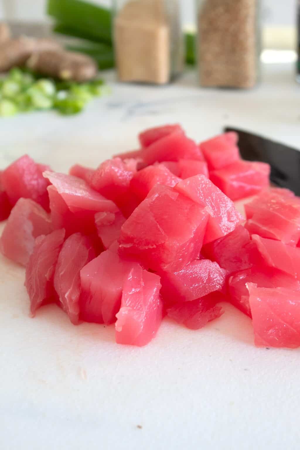 Ahi Poke Recipe (Hawaiian Style) - Laughing Spatula