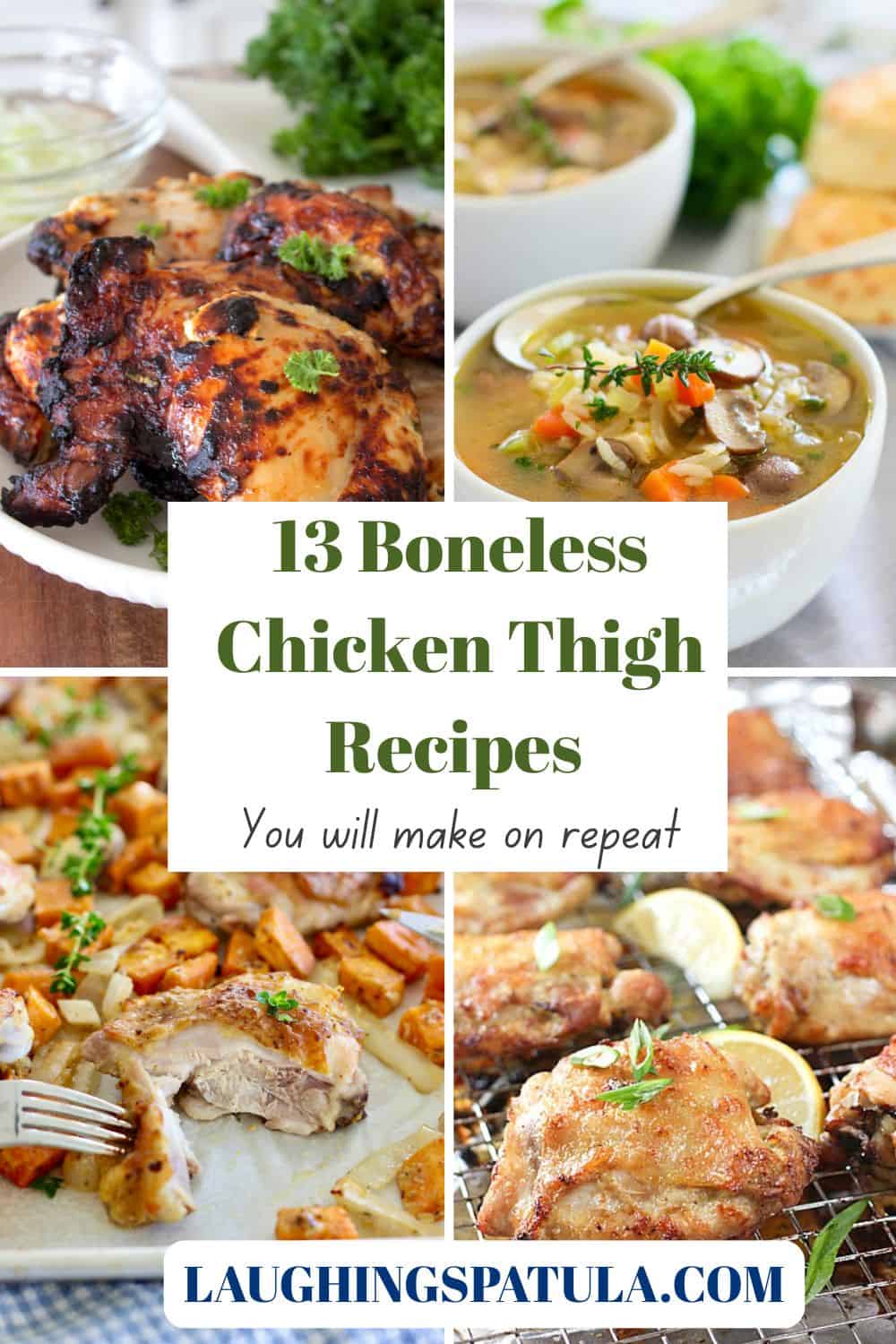 13 Boneless Chicken Thigh Recipes - Laughing Spatula